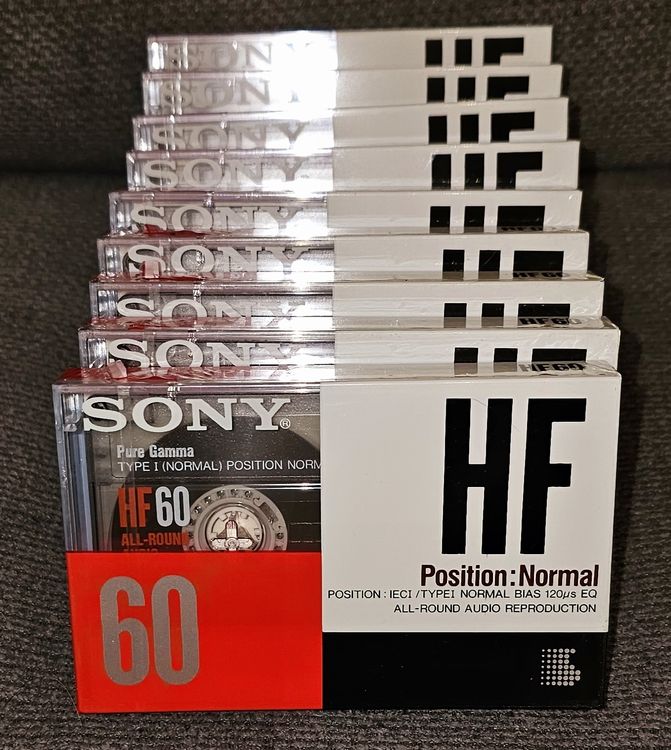 SONY "HF 60" vintage cassette audio made in 1990"not for CD" (Neu und ...
