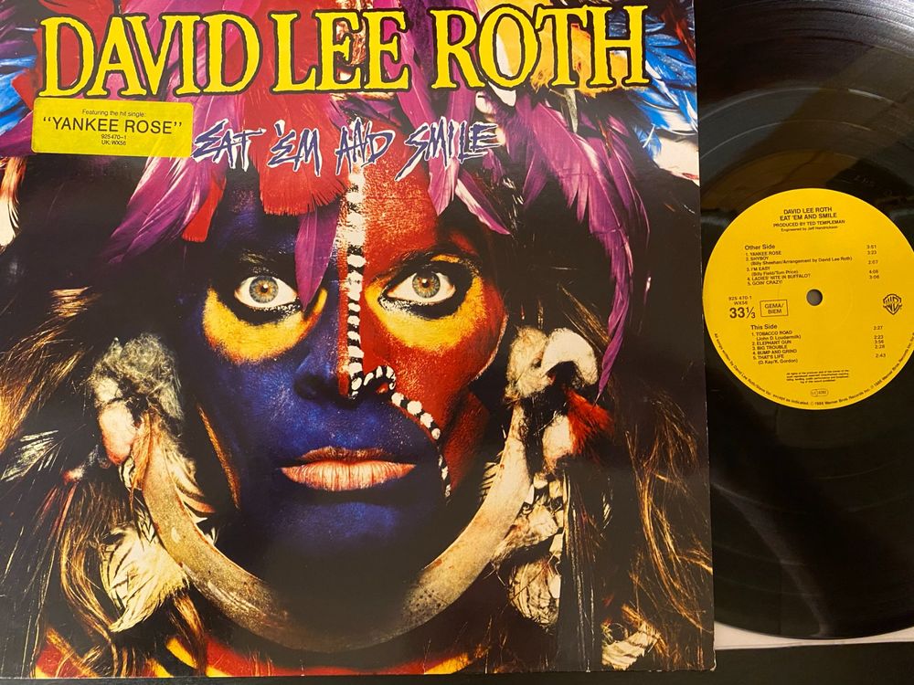David Lee Roth – Eat 'Em And Smile (+ Poster) [LP EU 1987] | Kaufen auf ...