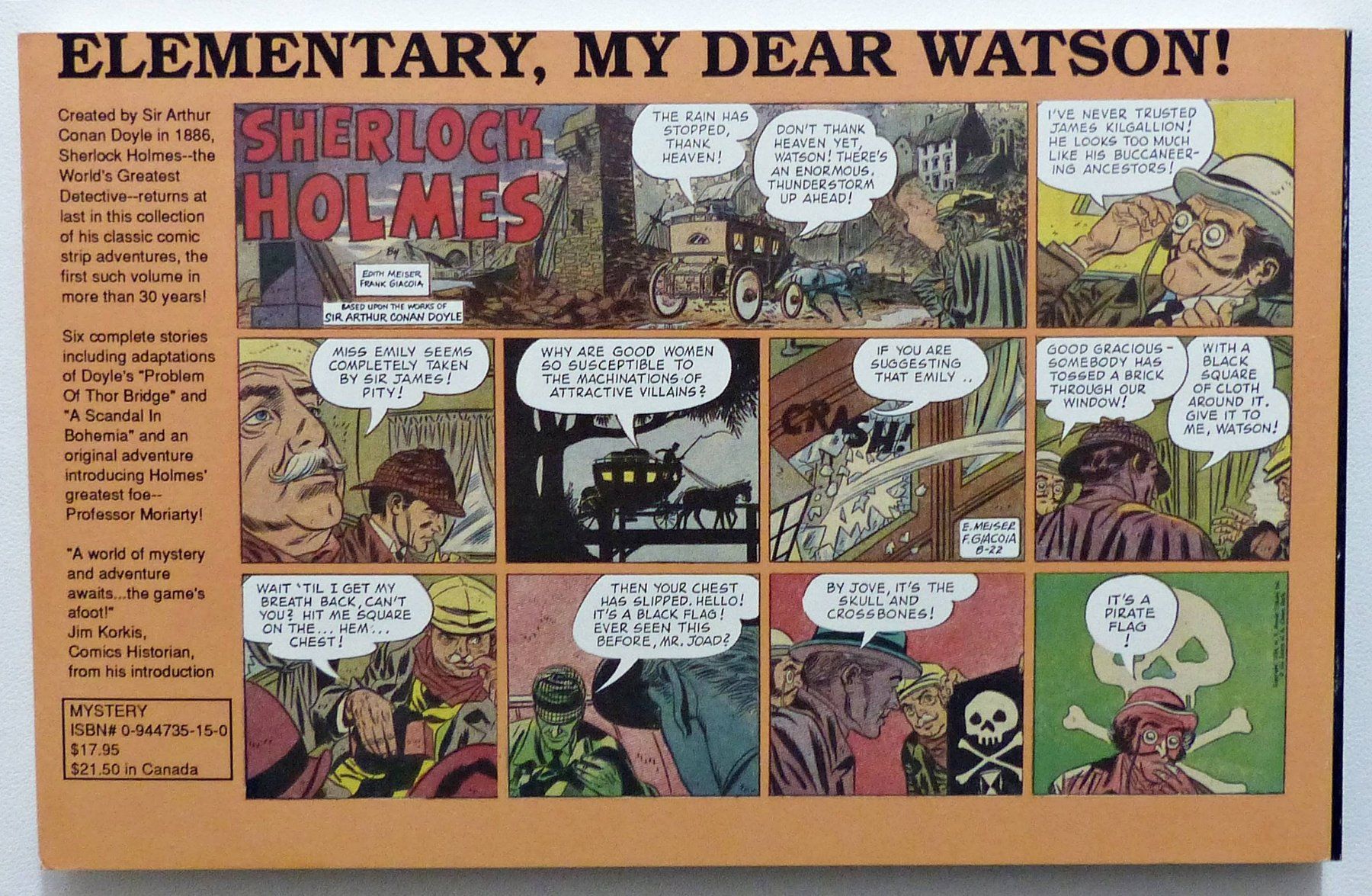 SHERLOCK HOLMES #1 SIR CONAN DOYLE 6 COMPLETE ADVENTURE 1989 (Neu und ...