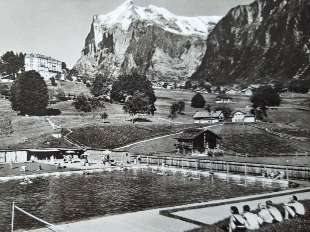 Badi, Schwimmbad Grindelwald, 30er Jahre | Kaufen auf Ricardo