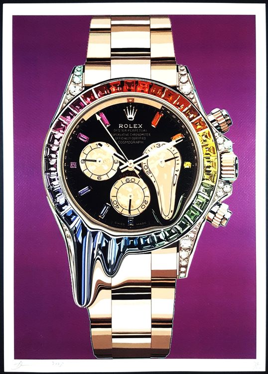 Death NYC Ltd Ed Graffiti Pop Art Druck " Rolex Daytona (Neu (gemäss ...