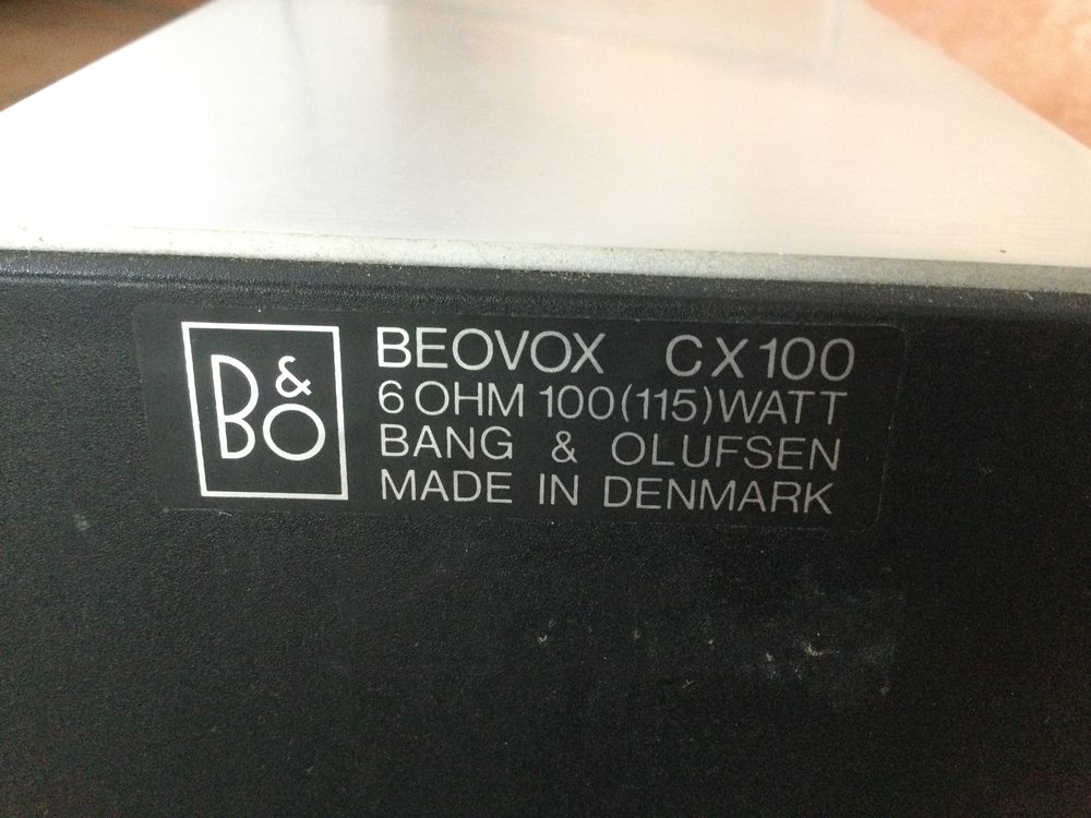 Enceintes B&O Beovox CX 100 | Kaufen auf Ricardo