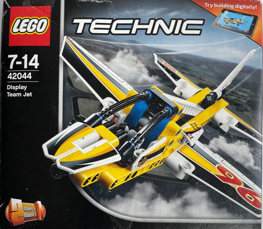 Vintage LEGO TECHNIC 7-14 42044 Display Team Jet (Gebraucht) in Baar ...