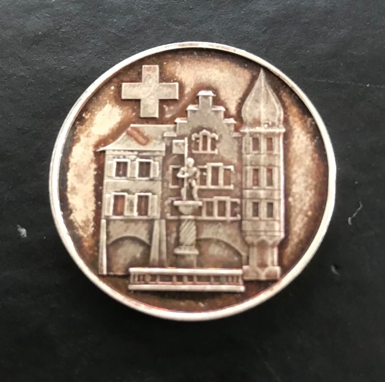 Médaille argent Tir Bienne Biel 1972 (Gebraucht) in Ecublens VD für CHF 12 – mit Lieferung auf ...