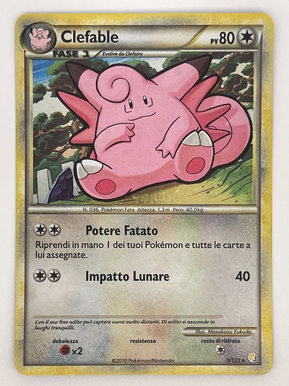 Clefable 3/123 Holo Pokémon HS Heart Gold & Soul Silver | Kaufen auf ...