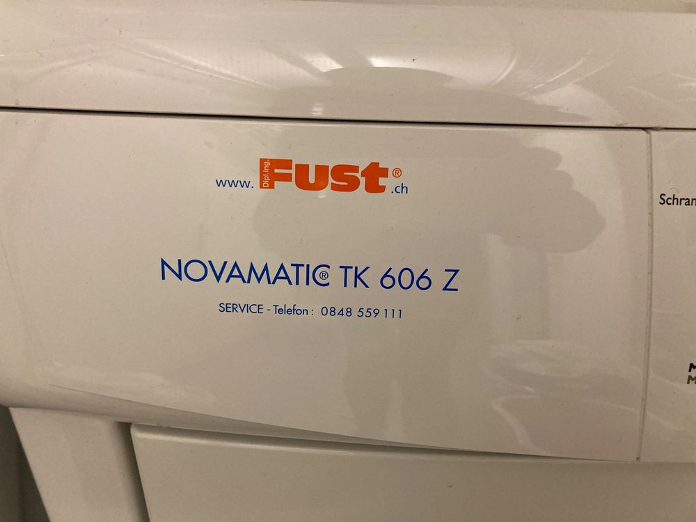 Super WÄSCHETROCKNER von FUST Novamatic TK 606 Z, TOP! (Gebraucht) in ...