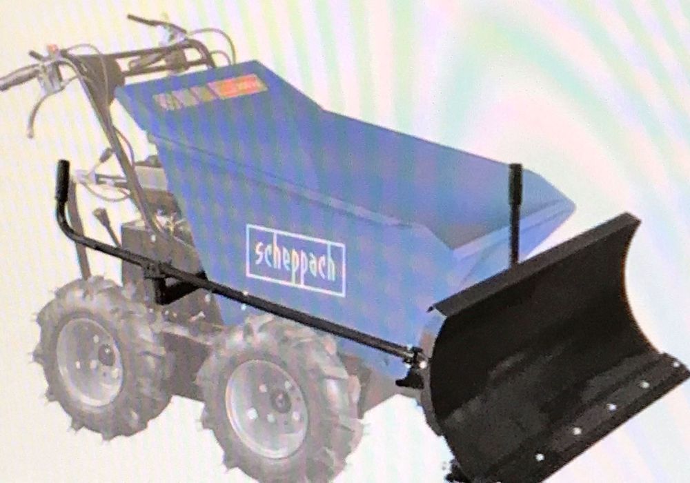 Mini Dumper Scheppach 300kg 6,5PS mit 4 luft gefüllten Räder (Neu und ...
