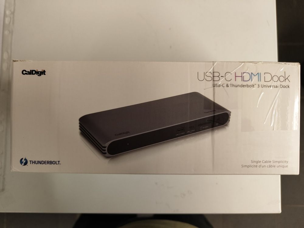 Caldigit Thunderbolt 3 & USB-C Pro Dock (HDMI) (Neu (gemäss ...