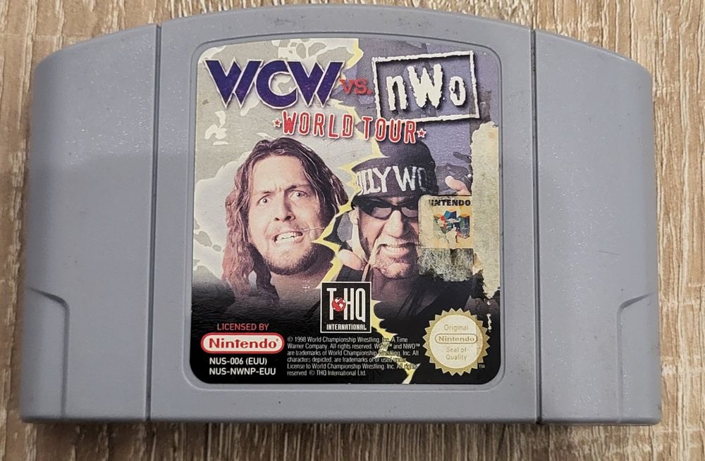 Wcw nwo World Tour WWE Nintendo 64 Retro Jeu Spiel Game (Gebraucht) in ...