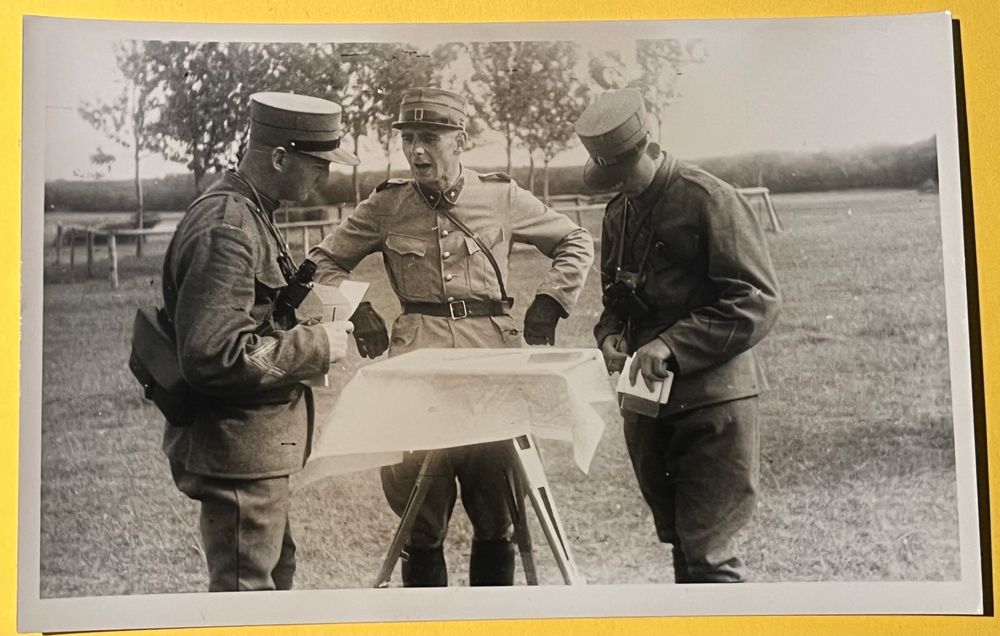 Antike Fotopostkarte Schweizer Armee Offiziere um 1940 (Gebraucht) in ...