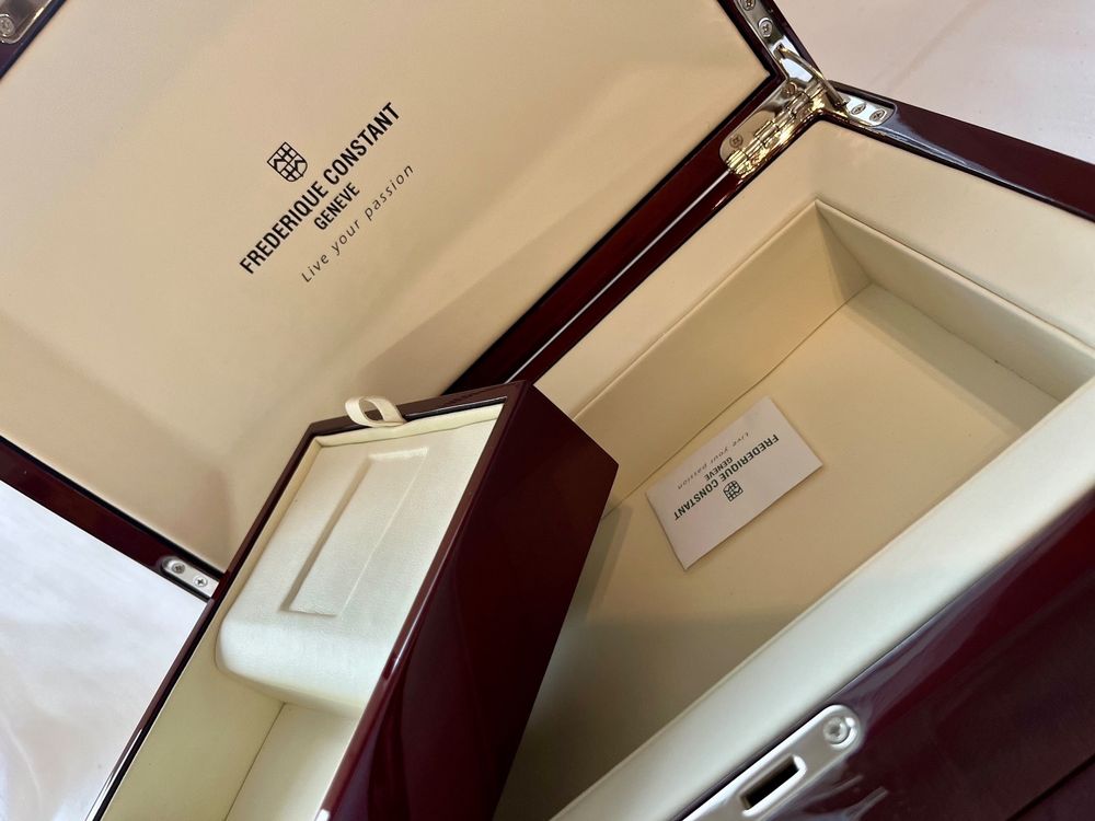 Frederique Constant luxuriöse Uhrenbox Box Holz lackiert | Kaufen auf ...