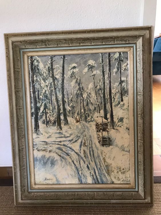 Ölgemälde R. Weber | Kaufen auf Ricardo