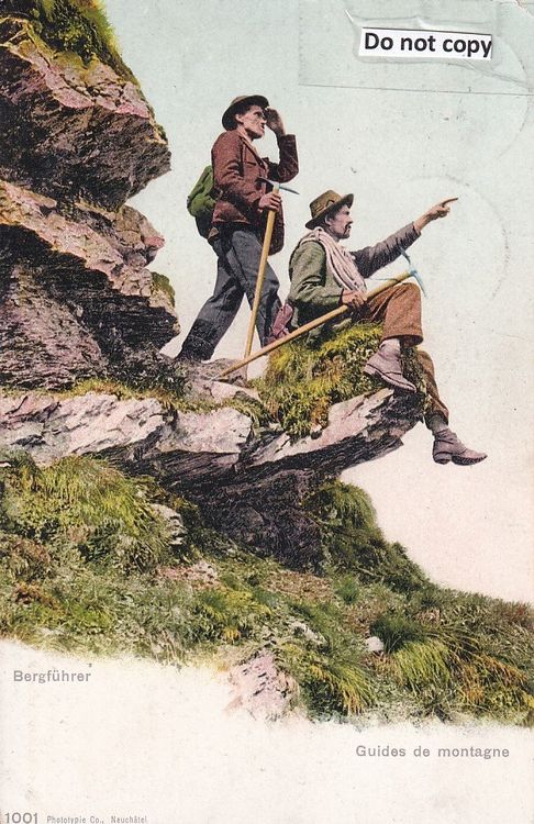 Belalp VS ob Blatten bei Naters - Bergführer um 1906 | Kaufen auf Ricardo