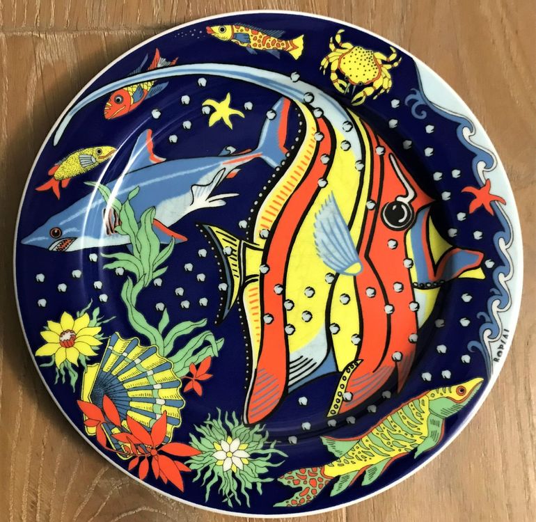 Bopla Dessertteller Fisch Ozean Meer gebraucht (Gebraucht) in Rothrist ...