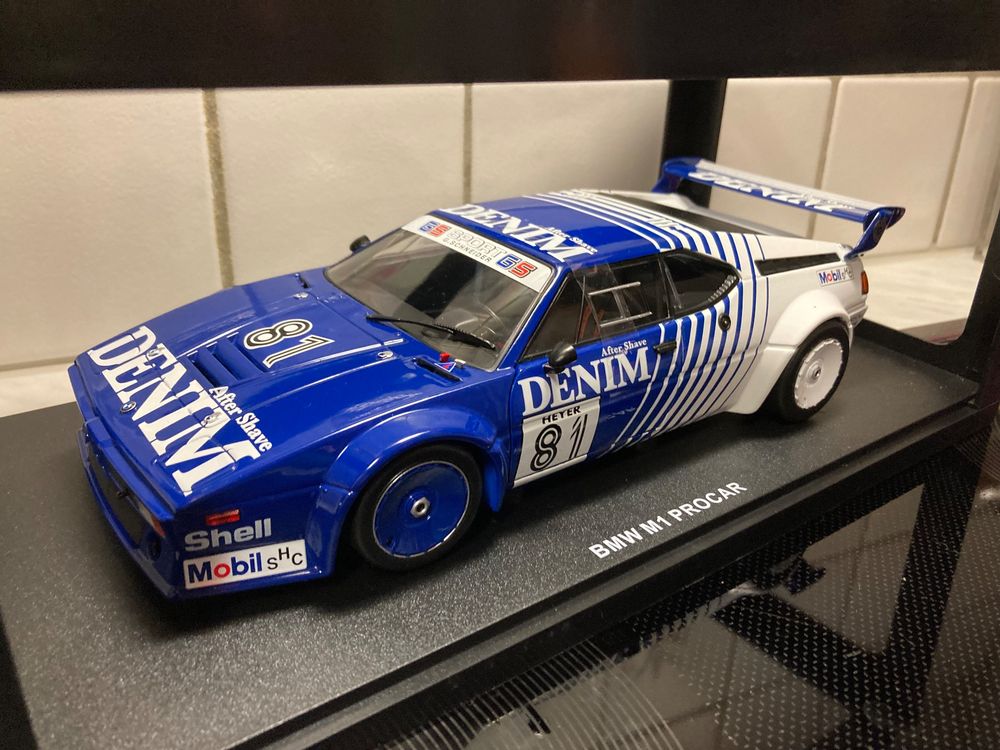 BMW M1 Procar Series 1980 Hans Heyer 1/18 NEU/OVP "DENIM" | Kaufen auf ...