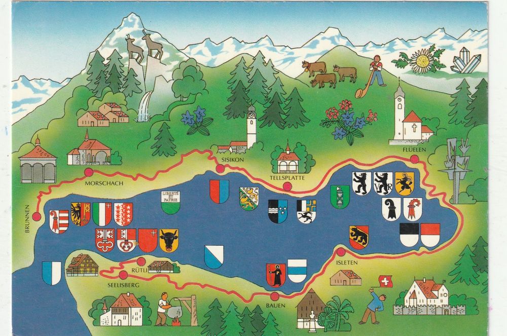 Werbekarte Schweiz (Gebraucht) in Lumbrein für CHF 0.5 – mit Lieferung auf Ricardo kaufen