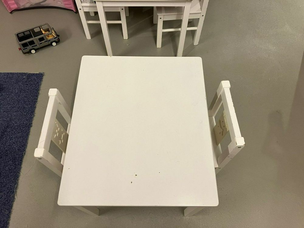 table kids ikea (3 tables 6 chairs) sundvik ikea | Kaufen auf Ricardo