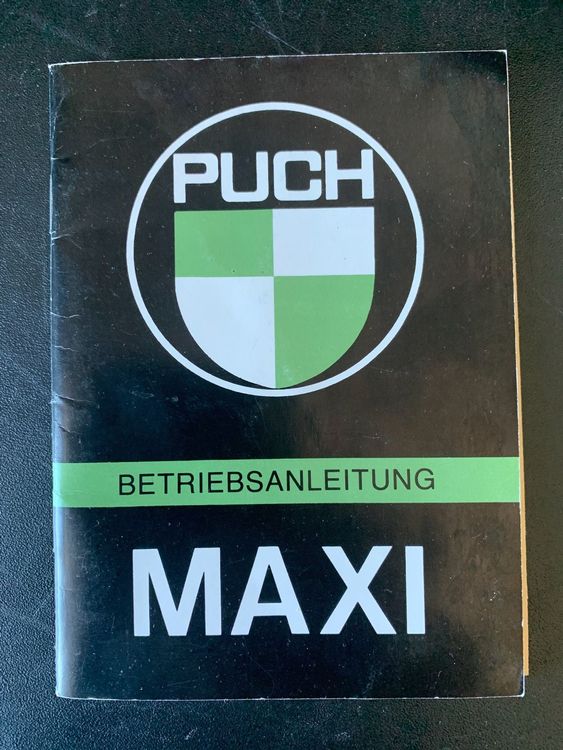 Puch Maxi Mofa Betriebsanleitung | Kaufen auf Ricardo