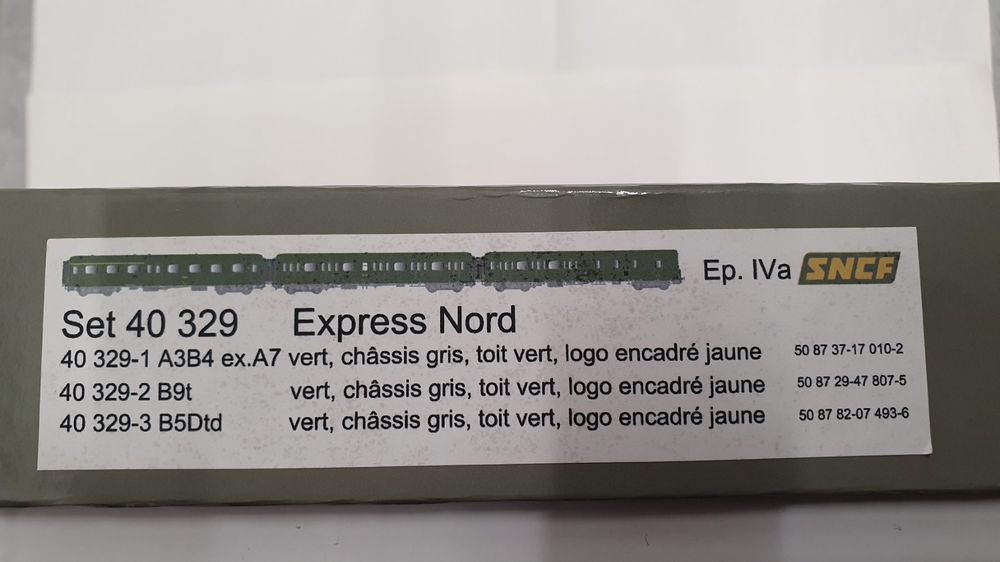 LS Models 40329 SNCF Set Express Nord, Epoche IV (Neu (gemäss ...
