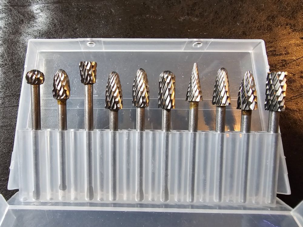 Set Fräse Bit Hartmetall Wolfram bohrer abschleifen Hobby (Neu (gemäss ...