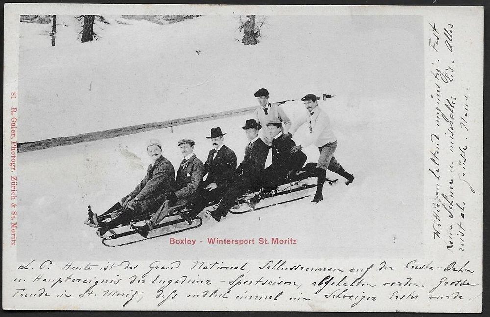 1903 AK St. Moritz Boxley belebt interessant ab 1.- | Kaufen auf Ricardo