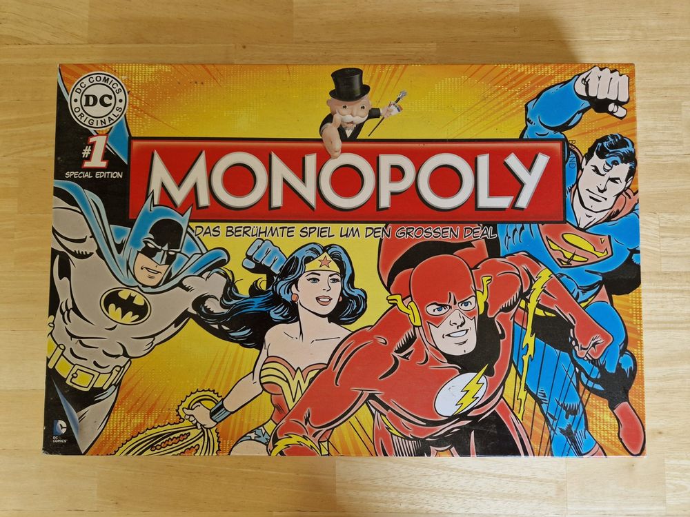 Monopoly DC Comics Brettspiel - Special Edition (Gebraucht) in ...