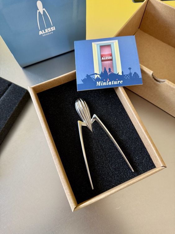Rare miniature Alessi "Juicy Salif" acier inoxydable 18/10 (Neuf avec ...