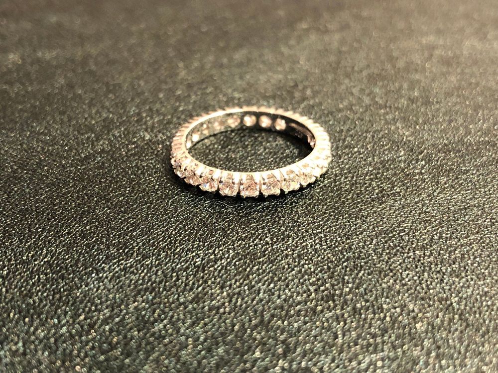 Alliance Ring Allianzring aus Weissgold 18 Karat Au 750 | Kaufen auf ...