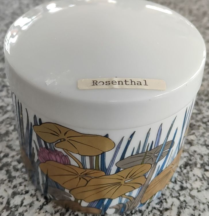 100 JAHRE JUBILÄUMSEDITION DOSE MIT DECKEL ZUCKERDOSE BEMALT (Gebraucht) in Jeuss für CHF 25 ...