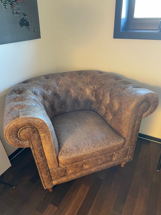 Chesterfield Style Vintage Design Sessel (Gebraucht) in Zürich für CHF ...