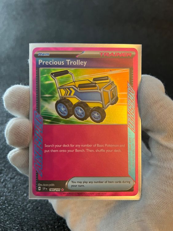 Pokémon Surging Sparks - Precious Trolley 185/191 (Neu (gemäss ...