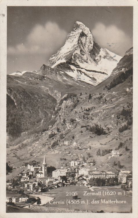Zermatt-1930-Matterhorn-Wallis | Kaufen auf Ricardo