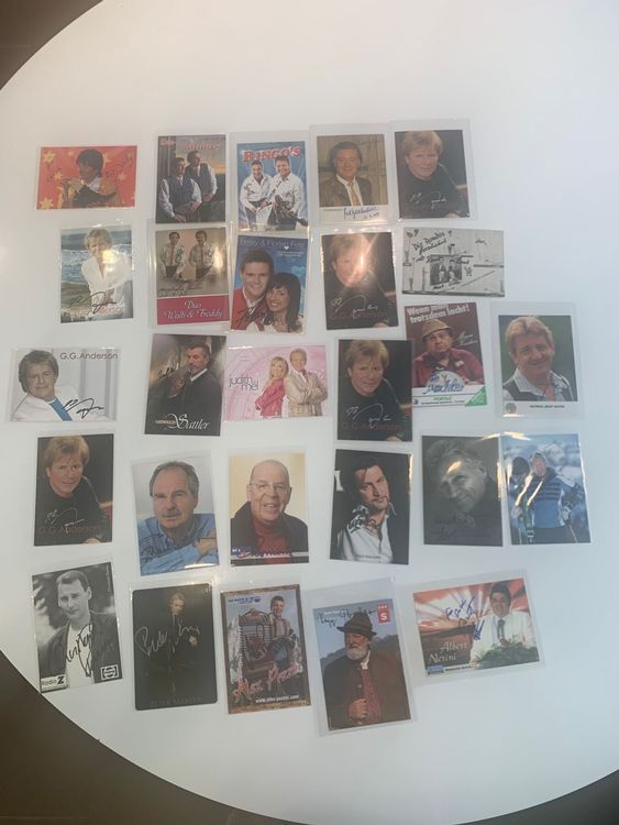 27 AUTOGRAMMKARTEN ab 1.-- | Kaufen auf Ricardo
