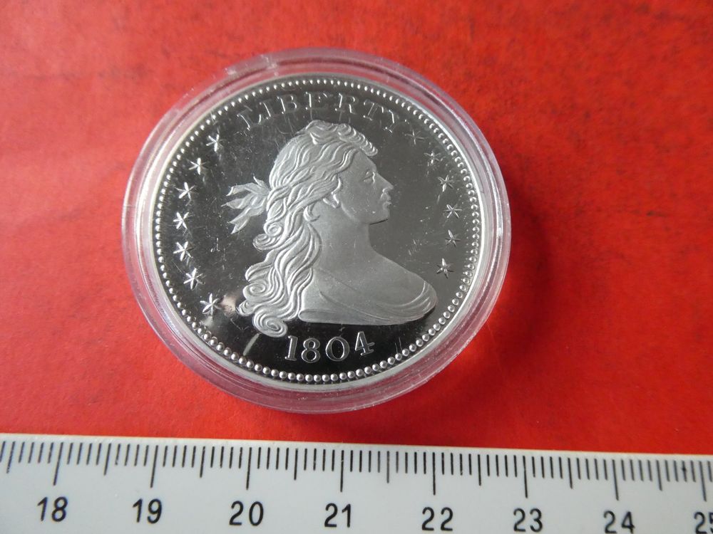 USA 1804, Liberty, versilberte Medaille PP 40 mm | Kaufen auf Ricardo