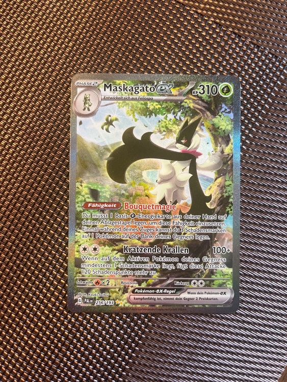 Pokemon Maskagato EX Paldea Evolved Special Art Rare Deutsch (Neu ...