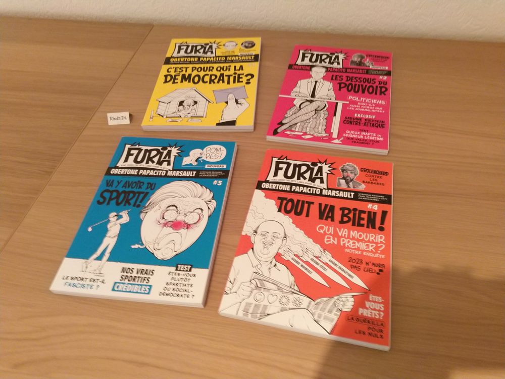 La Furia 1 à 4 Papacito, Obertone, Marsault (Neufs) (Neu (gemäss ...