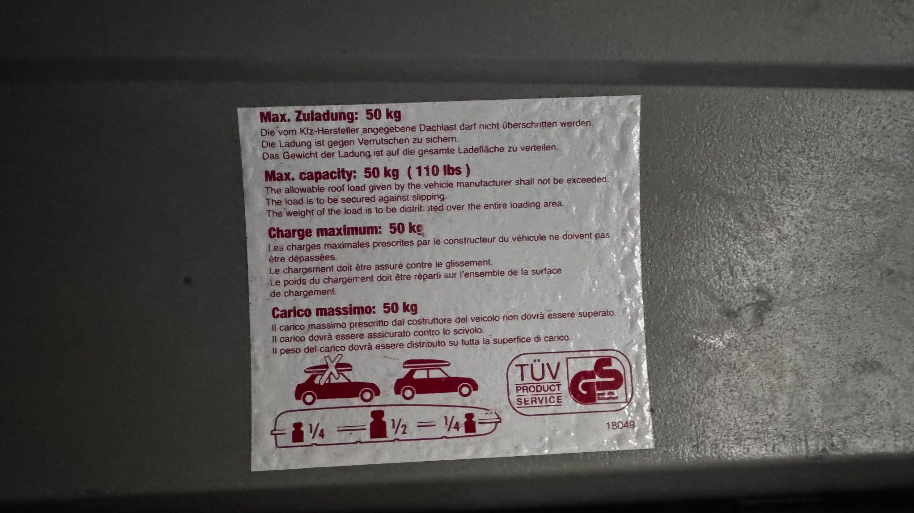 Dachbox Bilxperten, gross und robust, top Zustand (Gebraucht) in ...