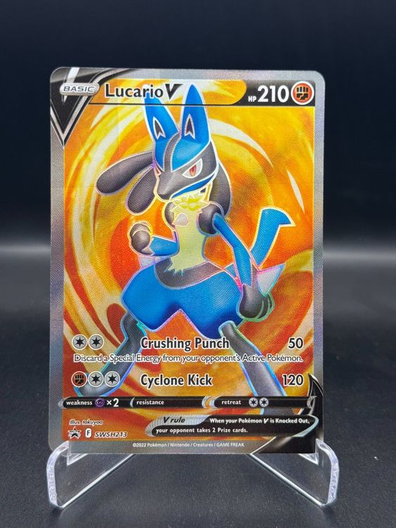 Lucario V (SWSH 213) - Black Star Promo (Gebraucht) in Birmensdorf ZH ...