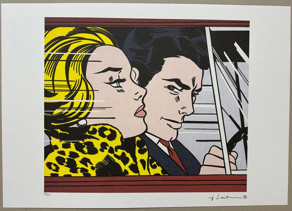 Roy Lichtenstein: In the Car, POP Art 36/150 (Neu (gemäss Beschreibung ...