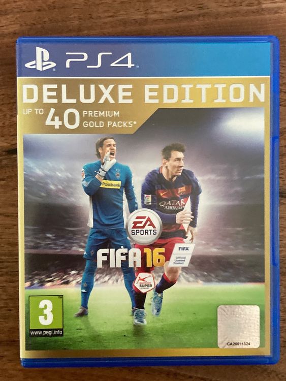FIFA 16 Deluxe Edition - PS4 Game (Gebraucht) in Fehren für CHF 5 – mit Lieferung auf Ricardo kaufen