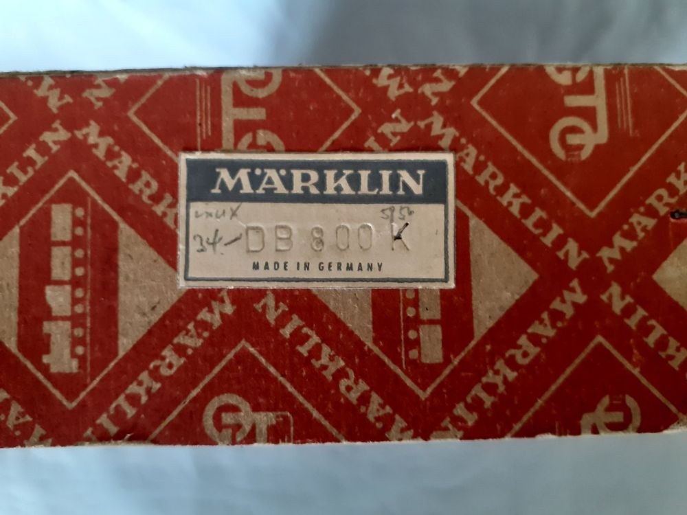Märklin DB 800 K (3016): Schienenbus mit Beiwagen (Gebraucht) in Luzern ...