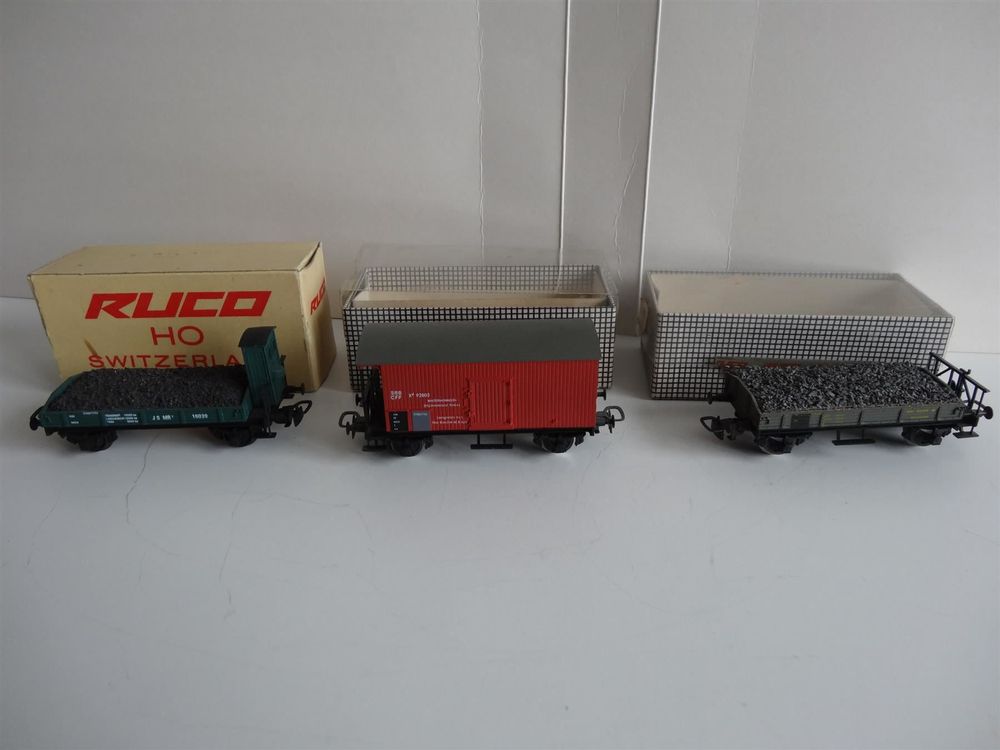 Güterwagen RUCO H0 - 3 Stk. (Gebraucht) in Zürich für CHF 37 – mit ...