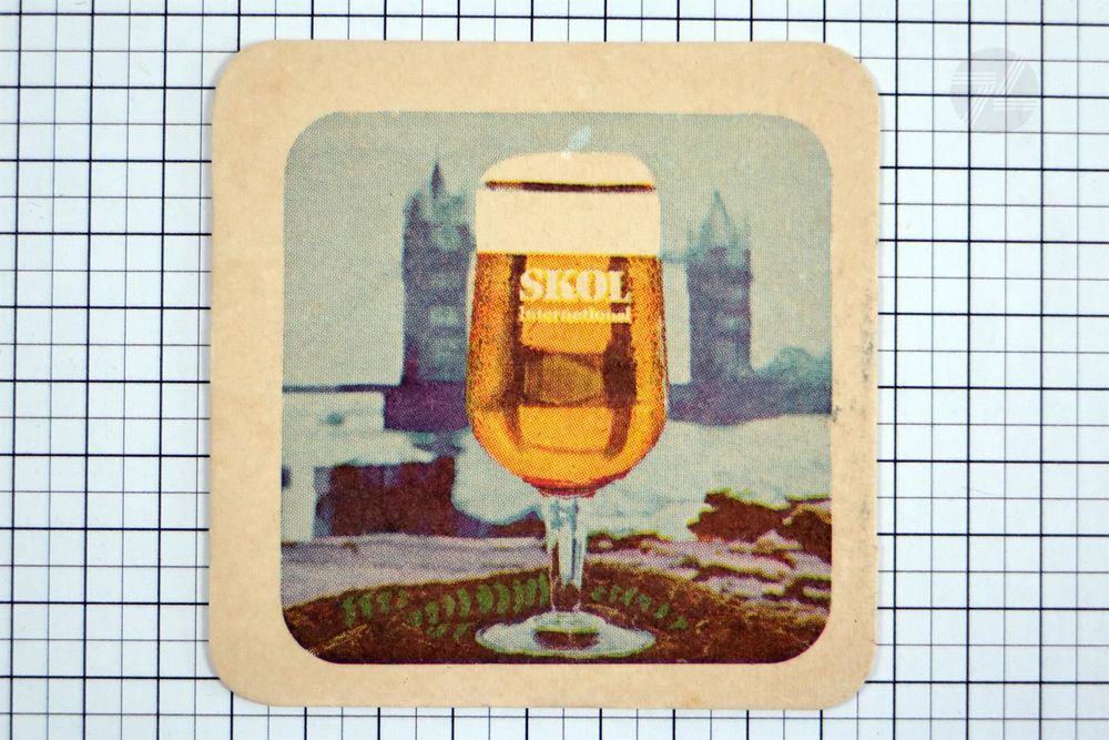 Bierdeckel Skol International Pils Bier (Neu und originalverpackt) in ...
