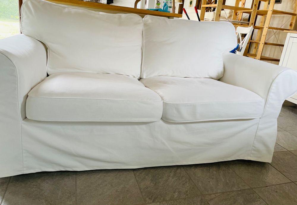 2er Sofa Ektorp weiss | Kaufen auf Ricardo