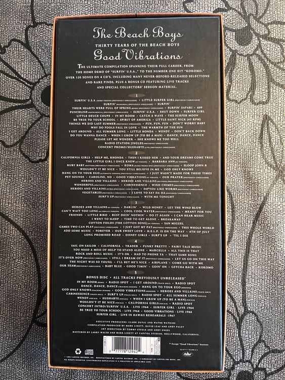 BOX SET - Good Vibrations: Thirty Years of the Beach Boys | Kaufen auf ...