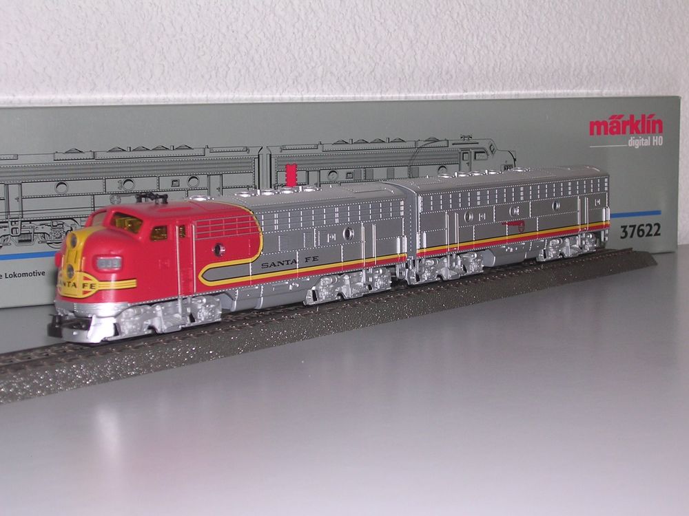Märklin 37622 F7 Santa Fe, Dieselelektr. Lok Fx digital, (Neu (gemäss ...