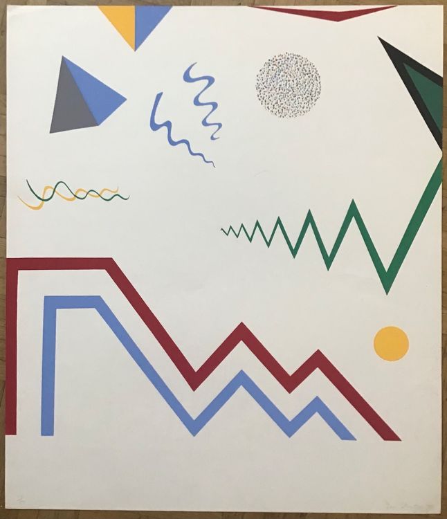 Moderne Lithographie Unleserlich Signiert | Kaufen auf Ricardo