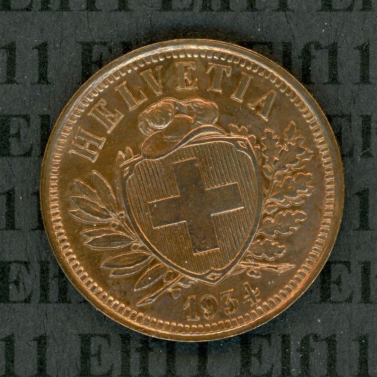 CHF___0.02 1934 stgl 2 Rappen (Neu (gemäss Beschreibung)) in Widnau für CHF 75 – mit Lieferung ...