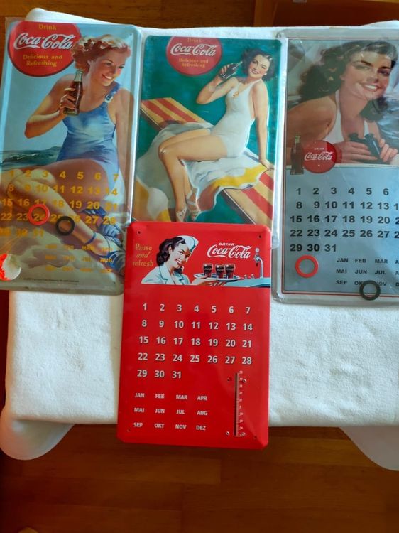Coca Cola Metall Kalender | Kaufen auf Ricardo