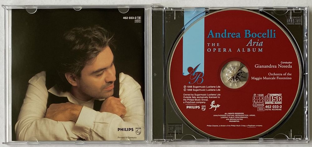 Andrea Bocelli, Aria, The Opera Album (Gebraucht) in Flums für CHF 1 ...